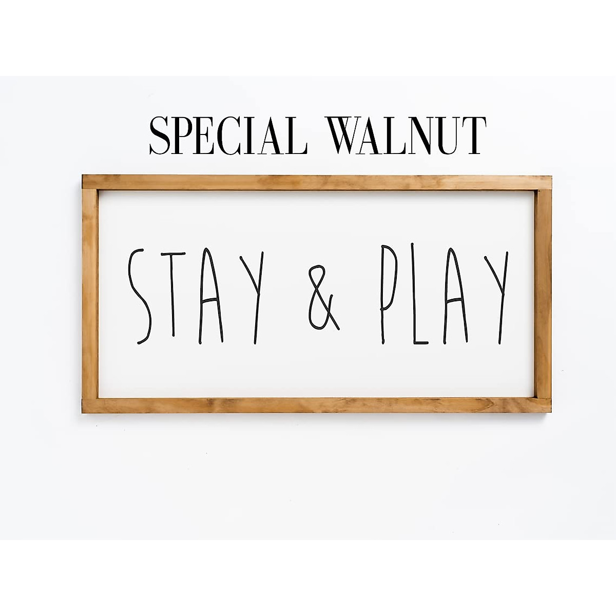 Playroom Wall Decor - Playroom Decor - Play Sign - Playroom Sign - Play Room Wall Decor - Stay And Play Sign - Lets Play Sign - Play Sign For Playroom - Lets Just Play - Playroom