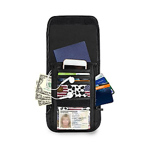 Vnurnrn Crossbody Bags Cell Phone Wallet Purses for Women, American Flag Sunflowers and Cow Print Travel Purses with Card Slots, 6 x 7.5 inch