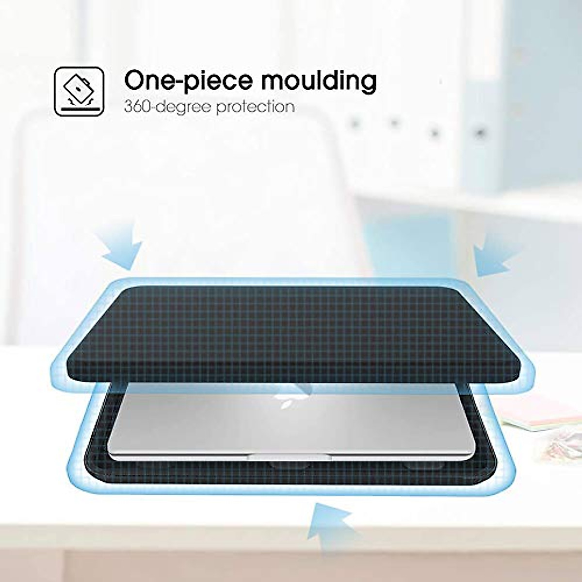 Smatree 12.9 Tablet Sleeve Hard Case for 12.9 inch New iPad Pro 2021-2018, iPad Pro 12.9 4th Gen 2020 with Smart Keyboard Folio and Magic Keyboard, Surface Pro 7 12.3inch Sleeve Bag, Black