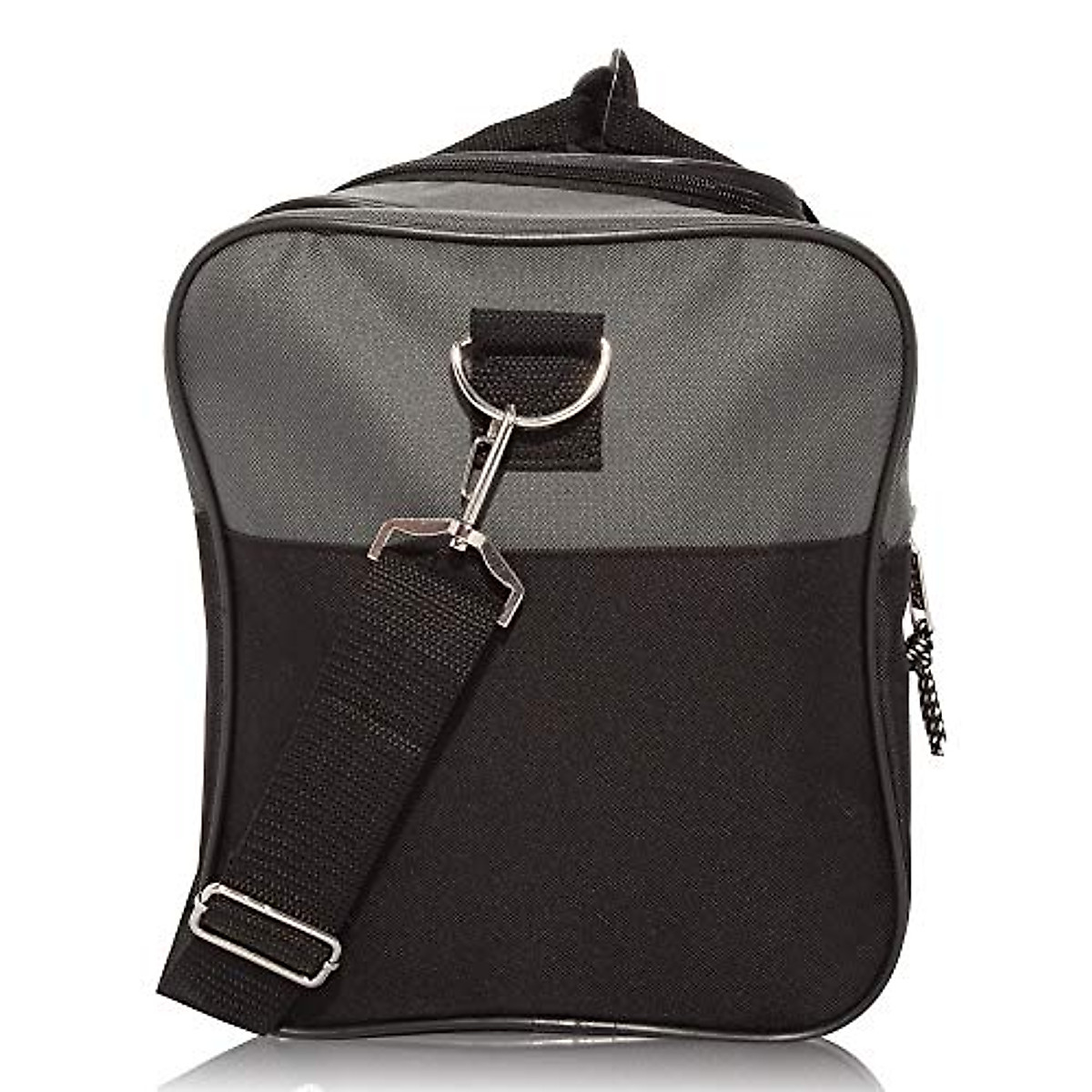 Dalix 17'' Blank Duffle Bag in Gray and Black Medium