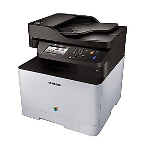 Samsung Xpress C1860FW Color Laser MFP (19 ppm) (533 MHz) (256 MB) (8.5" x 14") (9600 x 600 dpi) (Max Duty Cycle 40000 Pages) (p/s/c/f) (USB) (Ethernet) (Wireless) (Touchscreen) (250 Sheet Input Tray) (1 Sheet Multipurpose Tray) (50 Sheet ADF)