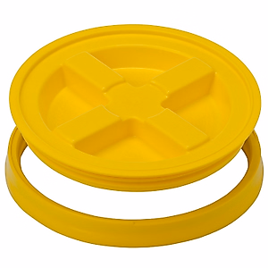 Gamma Seal Lid - Yellow - For 3.5 to 7 Gallon Buckets or Pails Gamma2