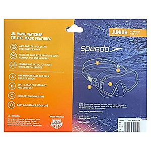 Speedo Junior Windward Swim Mask - Lime/Clear