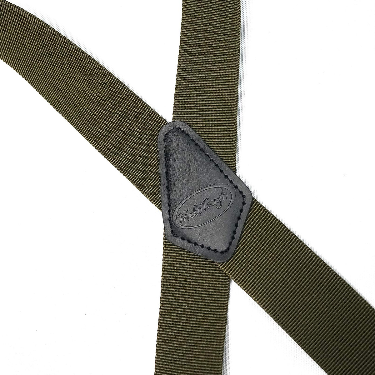 MELOTOUGH Tactical Duty Belt suspenders Police Suspenders Law Enforcement for Duty Battle Belt Suspenders with Padded Adjustable tool belt Suspenders Camo Green