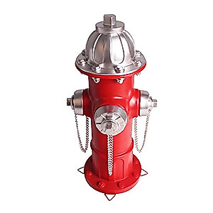 Claratut Resin Small Dog Fire Hydrant Puppy（Only Suitable for Puppies） Pee Post Training Statue ,14.5 inches Outdoor Garden Yard Lawn Ornament with 4 Stakes