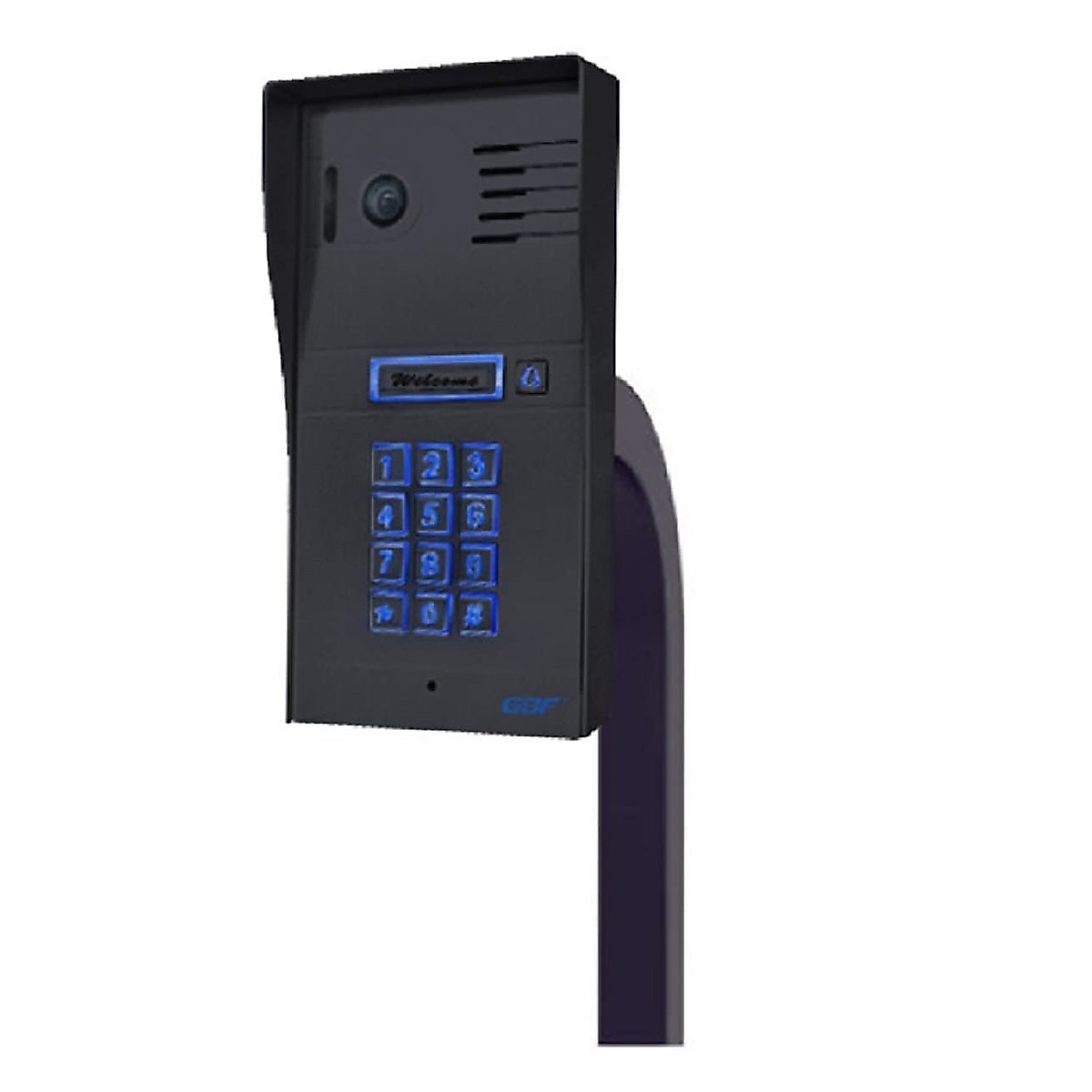 GBF Smart Video Door Phone & Doorbell Intercom System with a Smart keypad(PL963PMBL-POE)- 1080P Camera, Built in POE, Control Two Locks remotely, Timed Unlock