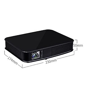 MUMUJJ Hotel Projector, 4K Indoor/Outdoor Movie Projector Support 200'' Screen Dsiplay, Home Theater Video Projector