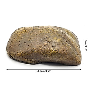 KODASW Outdoor Key Hider Key Holder Faux Rock Key Cash Hide Realistic Rock Design Weatherproof and Rust Resistant Resin