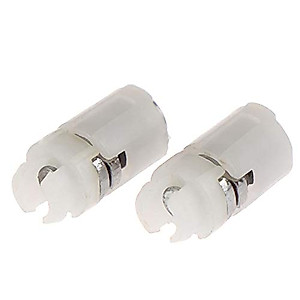 Parts & Accessories 2pcs Hinge Axle Spindle Replacement Part for Gameboy Advance GBA SP Game Console Repair Parts - (Color: White)