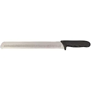 Professional Prime Rib and Steak Carving Knife - 14 Inches - Brunch Stations, Brisket, Razor Sharp, Granton Edge (Single Carving Knife)