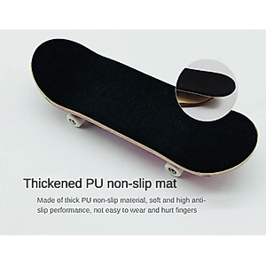 Pro Fingerboard Complete 30mm Skateboard Mini Small Hand Skate Professional Finger Board Full Wood Maple Wheels with Bearings for Kids (B1)