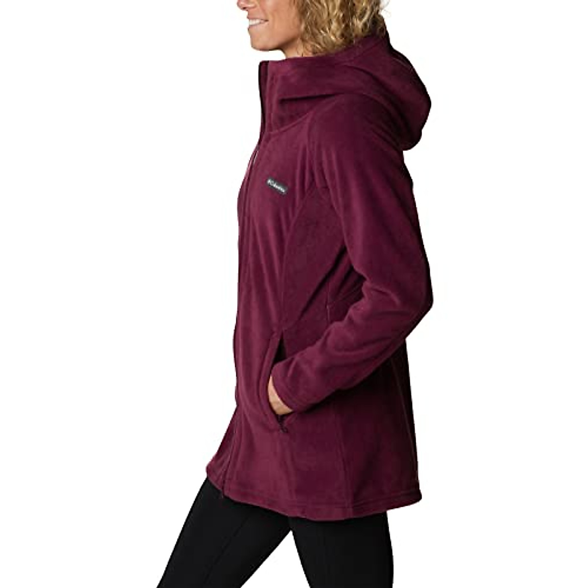 Columbia Women's Benton Springs II Long Hoodie, Marionberry, Large
