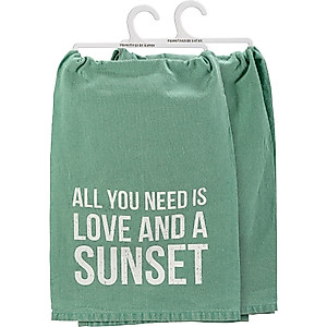 Primitives by Kathy All You Need is Love and A Sunset Kitchen Towel