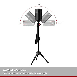 Anker Nebula Capsule Smart Wi-Fi Mini Projector，Red, 100 ANSI Lumen Portable Projector，with Capsule Series Adjustable Tripod Stand