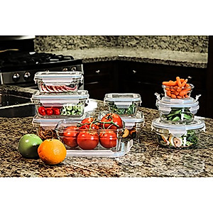 Glasslock 18-Piece Assorted Oven Safe Container Set