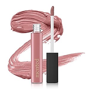 Mented Cosmetics Lip Gloss for Women Tinted Lip Balm Stain, Long Lasting Buildable Moisturizing Lipgloss Lipstick Topper, Made in USA, Cruelty Free Vegan Makeup, Pink About Me