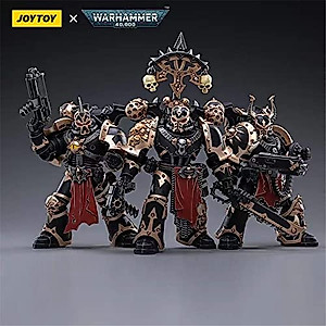 HiPlay JoyToy × Warhammer 40K Officially Licensed 1/18 Scale Science-Fiction Action Figures Full Set Series -Black Legion Chaos Space Marine C