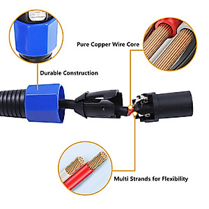 HBU Pack of 2 10 Feet SpeakOn to XLR Cables - 2pcs 10Ft. Audio Jack Speak-On Male to 3 Pole XLR Female Extension Cable - DJ PA Stage 3 Pin Microphone Wire with Twist Lock