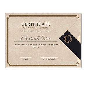 50 DUGUTUL Sheets Vintage Fancy Stationery Paper 8.5 X 11 Inch, Double Sided, 100 gsm, Antique Design Printer Paper for Vintage invites and Letters, Resumes, Awards, Diplomas (A)