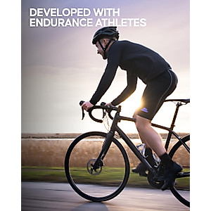 DANISH ENDURANCE 3 Pack Cycling Socks, Breathable Crew Bike Socks, Men & Women, Black, Medium