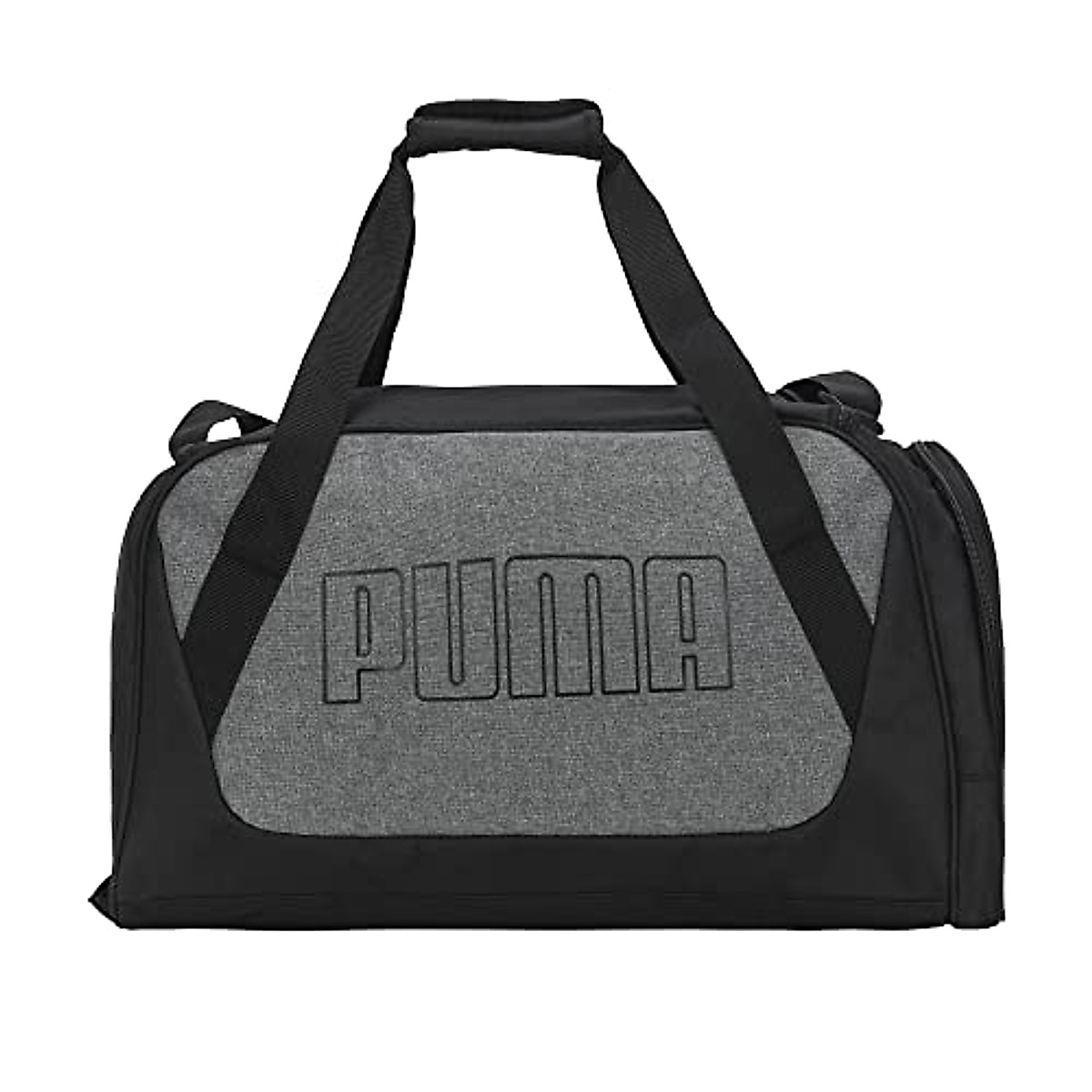 PUMA Evercat Form Factor Duffel Bag, Medium Heather/Black, One-Size