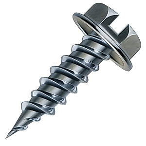 Malco HW8X11/2ZT Zip-In Screws Hex Washer/Slotted Head 250