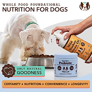 Natural Dog Company Probiotic Chews for Dogs (90 Bites), Chicken Flavor, Helps with Digestion & Gut Health Supports Immune System, Probiotics Supplement for Dogs of All Ages, Sizes & Breeds.