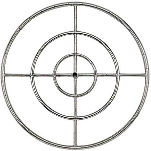 30" Round Fire Pit Burner Ring (304-Series SS)