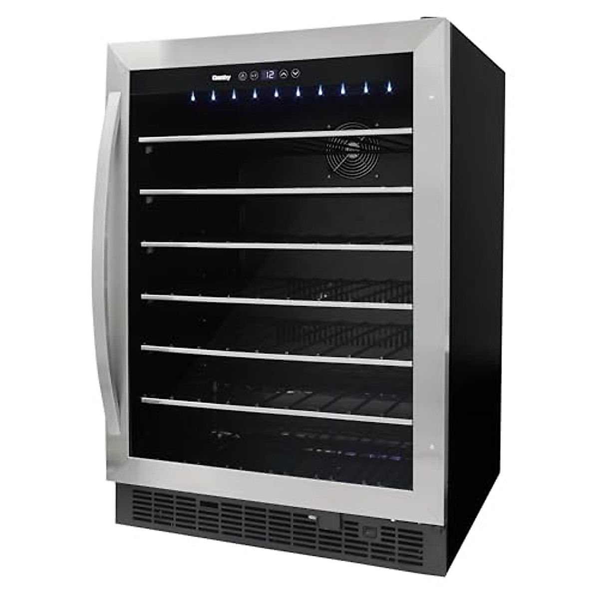 Danby DWC057A1BSS Built In Beverage Center, Single Zone Under Counter Wine Chiller In Stainless Steel - For Kitchen, Home Bar