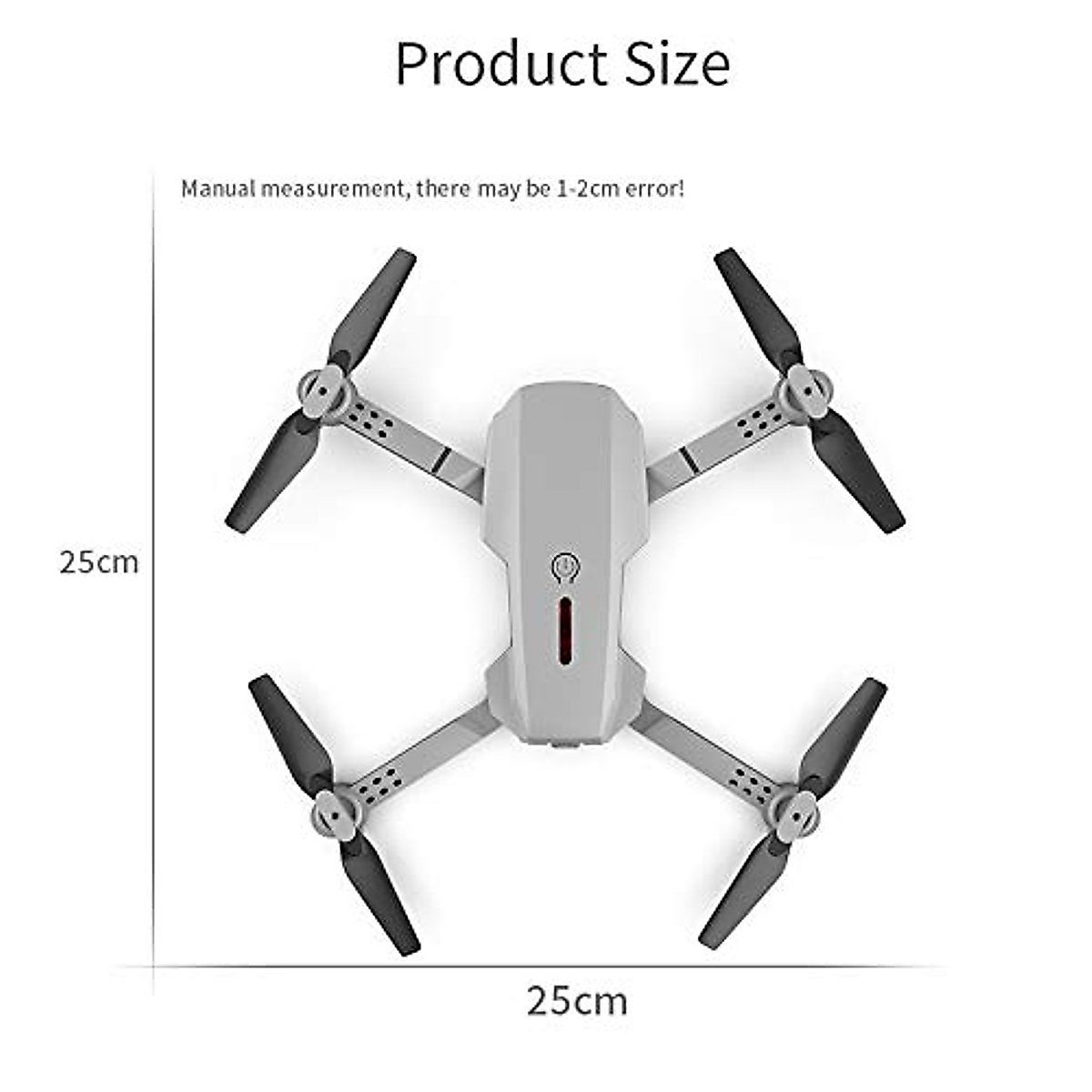 E88 Pro Drone with dual 4k camera, Kids/Beginner, wifi fpv 1080 hd, Dual foldable RC Quadcopter , Altitude hold, Headless mode, visual positioning, auto return, mobile app control, Black, 360 flip