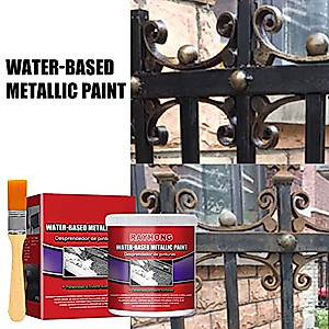 2PCS Rust Paint, Rust Preventive Coating, Water-Based Metal Rust Remover, Car Rust Remover Paste, Multi Purpose Anti-Rust Rust Remover Repair Protect, Rust Proofing Protection for Truck Mower Car