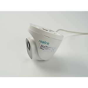 REOLINK 4K Security Camera Outdoor System, IP PoE Dome Surveillance Camera with Human/Vehicle Detection, 100Ft 8MP IR Night Vision, Work with Smart Home, Timelapse, Up to 256GB SD Card, RLC-820A