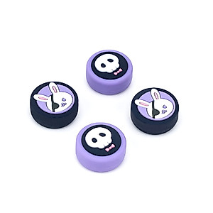 GeekShare Bandage Rabbit Thumb Grip Caps, Soft Silicone Joystick Cover Compatible with Nintendo Switch/OLED/Switch Lite,4PCS