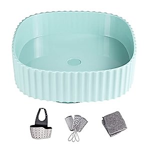 OMODDOS Lazy Susan Turntable for Cabinet，9.5" Plastic Lazy Susan Organizer，Turntable Organizer for Pantry, Countertop, Fridge, Living Room, Bathroom