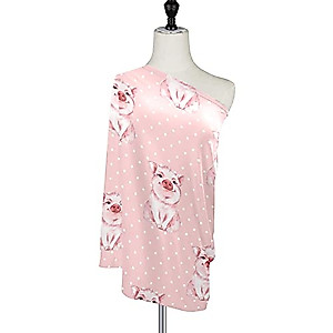 Nursing Cover Breastfeeding Scarf Cute Pig - Baby Car Seat Covers, Infant Stroller Cover, Carseat Canopy(929e)