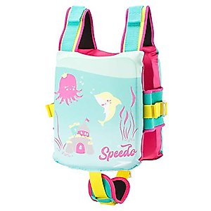 Speedo Unisex-Child Swim Float Coach Vest , Bright Pink