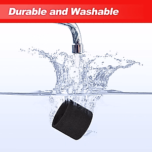 Shop-Vac 5926211 12 Gallon 6.0 Peak HP Wet/Dry Vacuum + 90585 Foam Sleeve Filter 5 Pack