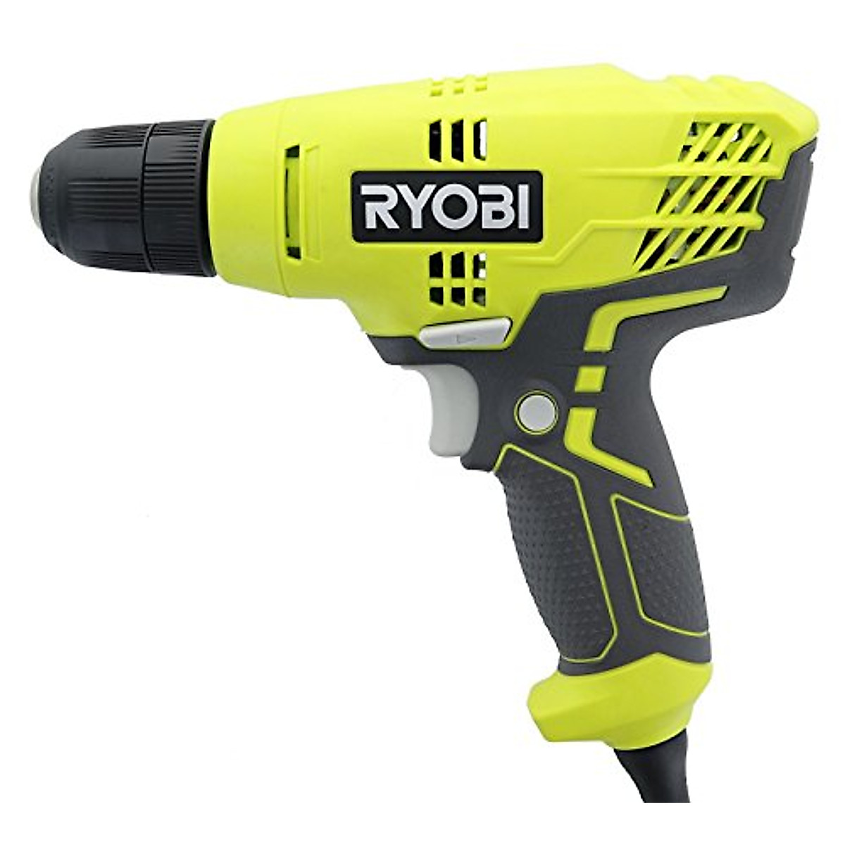 Ryobi D43K 5.5 Amp 3/8 Inch 1,600 RPM Variable Speed Trigger Corded Power Drill