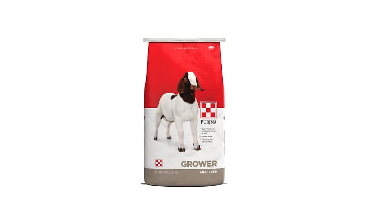 Purina Goat Grower Feed for Healthy Growth | 50 lb Pelleted Solution