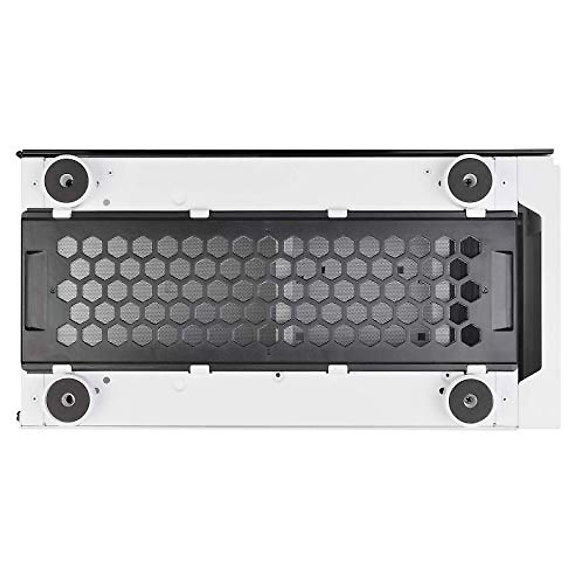 Thermaltake H200 Tempered Glass Snow Edition RGB Light Strip ATX Mid Tower Case with One 120mm Rear Fan Pre-Installed CA-1M3-00M6WN-03