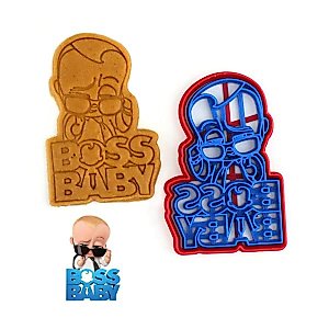 Cookie Cutter by 3DForme,For Baby Boss Baking Cake Fondant Frame Mold for Buscuit, Set 2 Piece Made in Ukraine