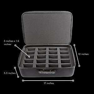 Card Titan Pro Toploader and One Touch Card Trading Card Storage Box with Zipper Lock - Sports Card Deck Box Fits Up to 400 Sleeved Pokemon Baseball Football Playing Cards or up to 80 Magnetic Cases