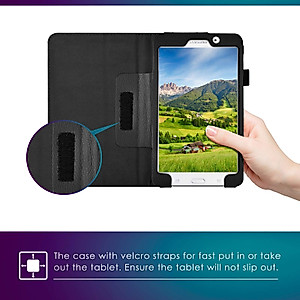 DETUOSI Slim Case for Samsung Galaxy Tab 4 7.0" 2014 (SM-T230/T231/T235), Ultra Thin Lightweight Folio Folding PU Leather Full-Body Protective Tablet Book Cover + Multi-Angle Stand + Magnetic Closure