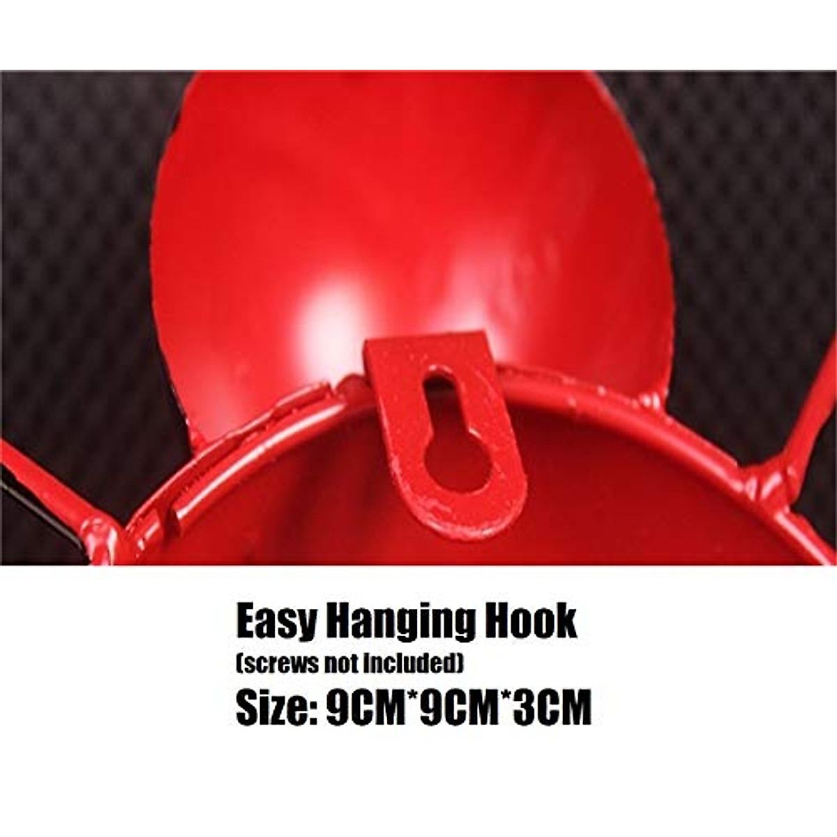 Metal Ladybugs Garden Wall Art Decor Cute Handmade Ladybugs for Christmas Backyard Garden Lawn Porch Outdoor Decoration with Red and Black Spots Easy Hanging Yard Wall Ornament Set of 4