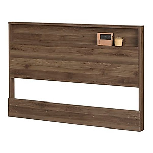 South Shore Holland Headboard (54/60''), Full/Queen, Natural Walnut