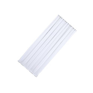 DECHOUS 1pc Chiffon Backdrop Curtain Wedding Backdrop Curtain Macrame Curtain Background Drapery Arches for Weddings White Wedding Dresses for Bride White Decor Wedding Background Drapery