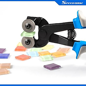 SPEEDWOX Glass Tile Nipper 8 Inches High Strength Tungsten Carbide Scoring Wheels for Quickly Cutting Porcelain Mosaic Ceramic Mirror Professional Glass Cutters Score Tile Working Tool Heavy Duty