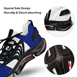 El Salvador Flag Sport Shoes for Men Women Non Slip Lightweight Breathable Walking Running Shoes 12women/10men