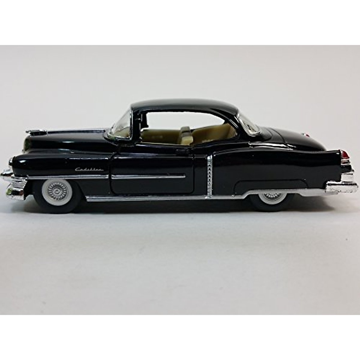 Kinsmart 1953 Cadillac Series 62 Black 2 Door Coupe 1/43 O Scale Diecast Car