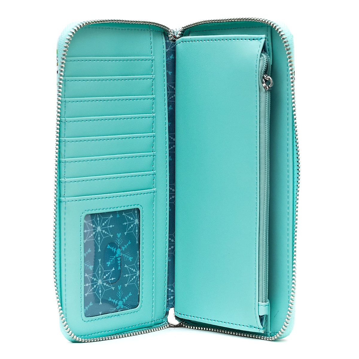 Loungefly Disney Classics, Disney Holiday Sensational Six Wallet, Mickey Mouse Minnie Donald Daisy Goofy Pluto